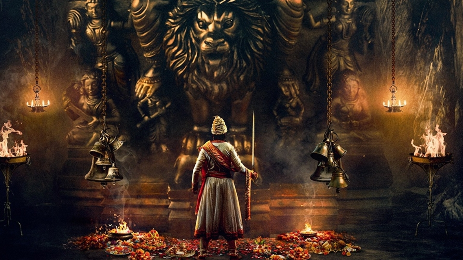 Rishab Shetty debuts first look poster as Chhatrapati Shivaji Maharaj ...